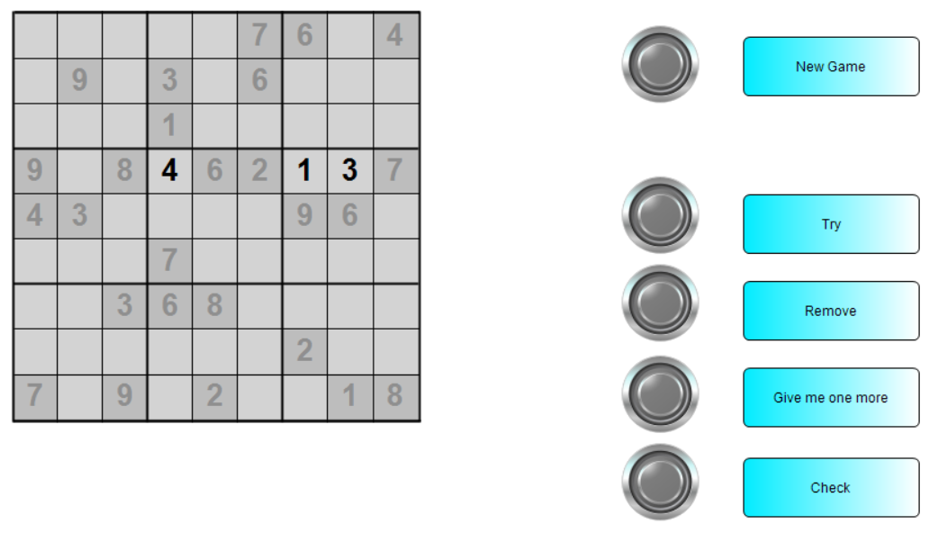 Example: SuDoKu Game